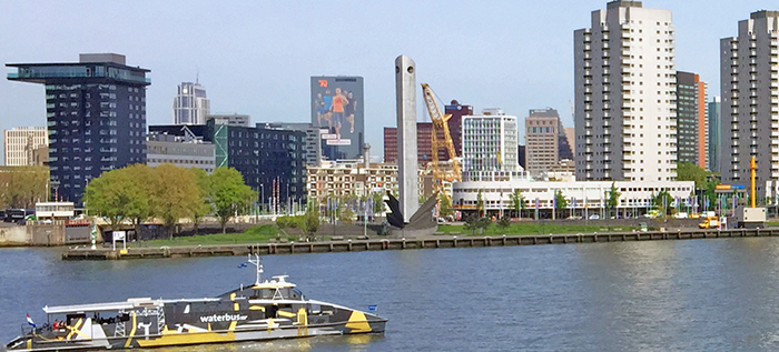 1940-1945 WWII Monument in Rotterdam