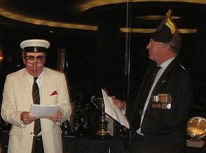 Admiral Nelson and Hardy attend RBCGS Gala Dinner