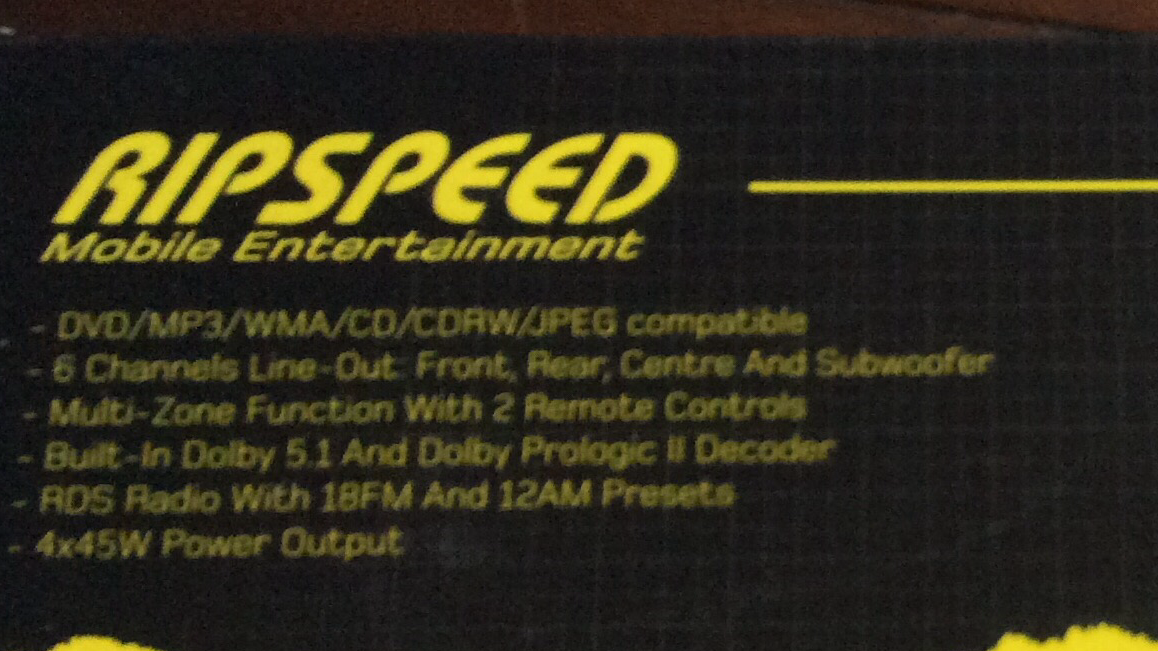 RIPSPEED DV 710 DVD - Electronics - Classifieds - Poitou-Charentes ...